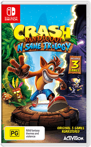 Crash Bandicoot N. Sane Trilogy Nintendo Switch Games Nintendo